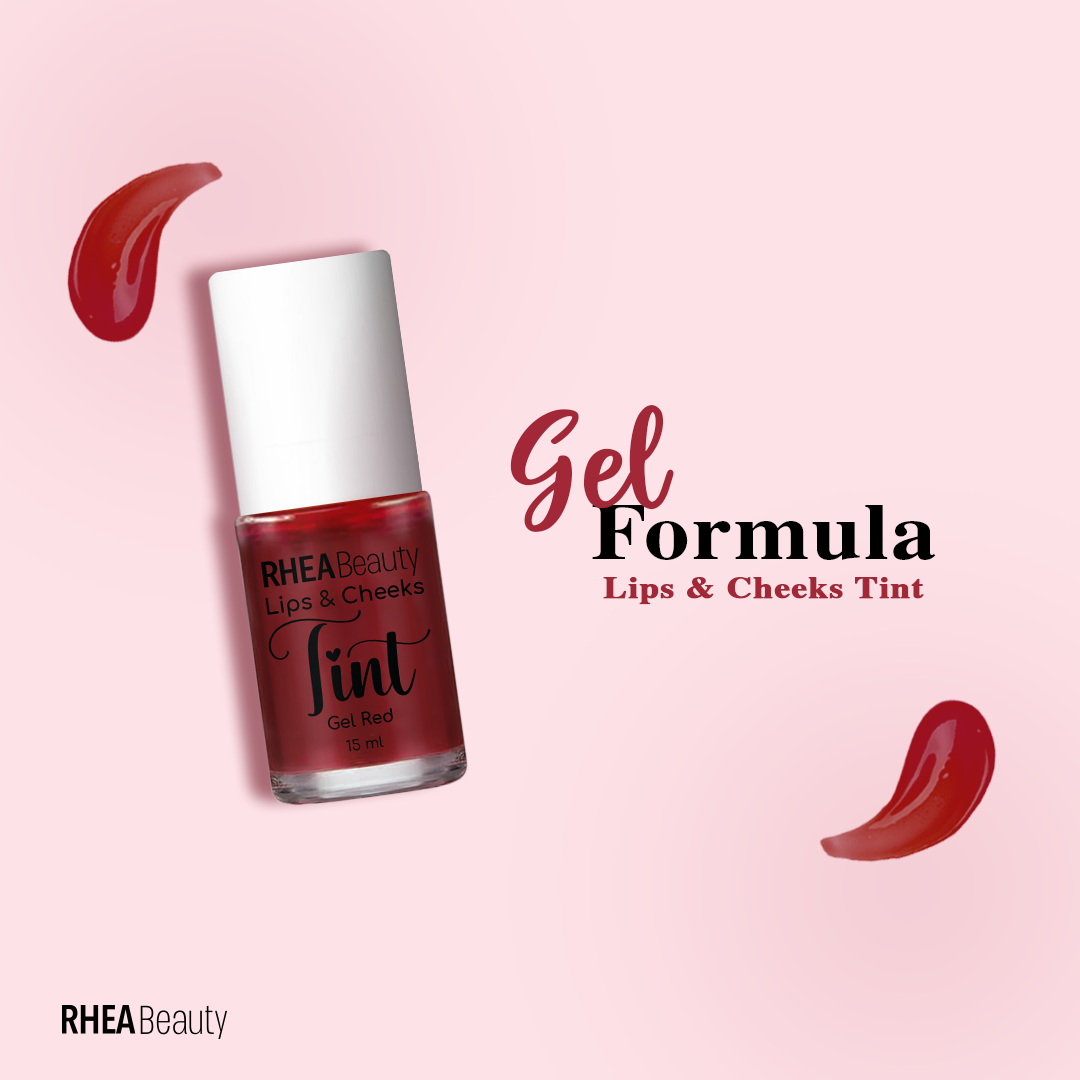 Rhea Gel Lips And Cheeks Tint Red – RheaBeauty